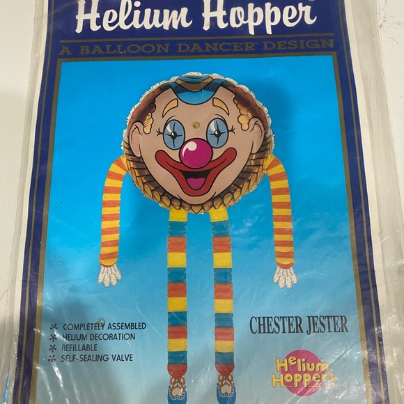 Party Supplies | New Helium Hoppers Chester Jester Vtg 1988 Inflatable ...